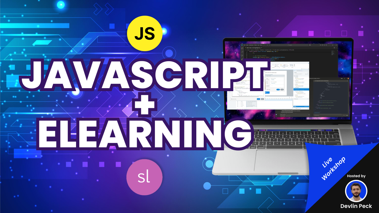 Working with JavaScript for eLearning Live Workshop - Demio